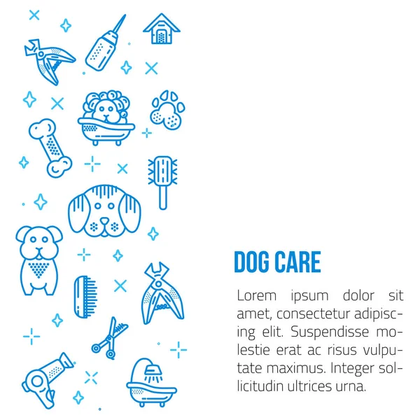 Dog bone line art | Set of dog grooming Line art Icons with sign of dog ...