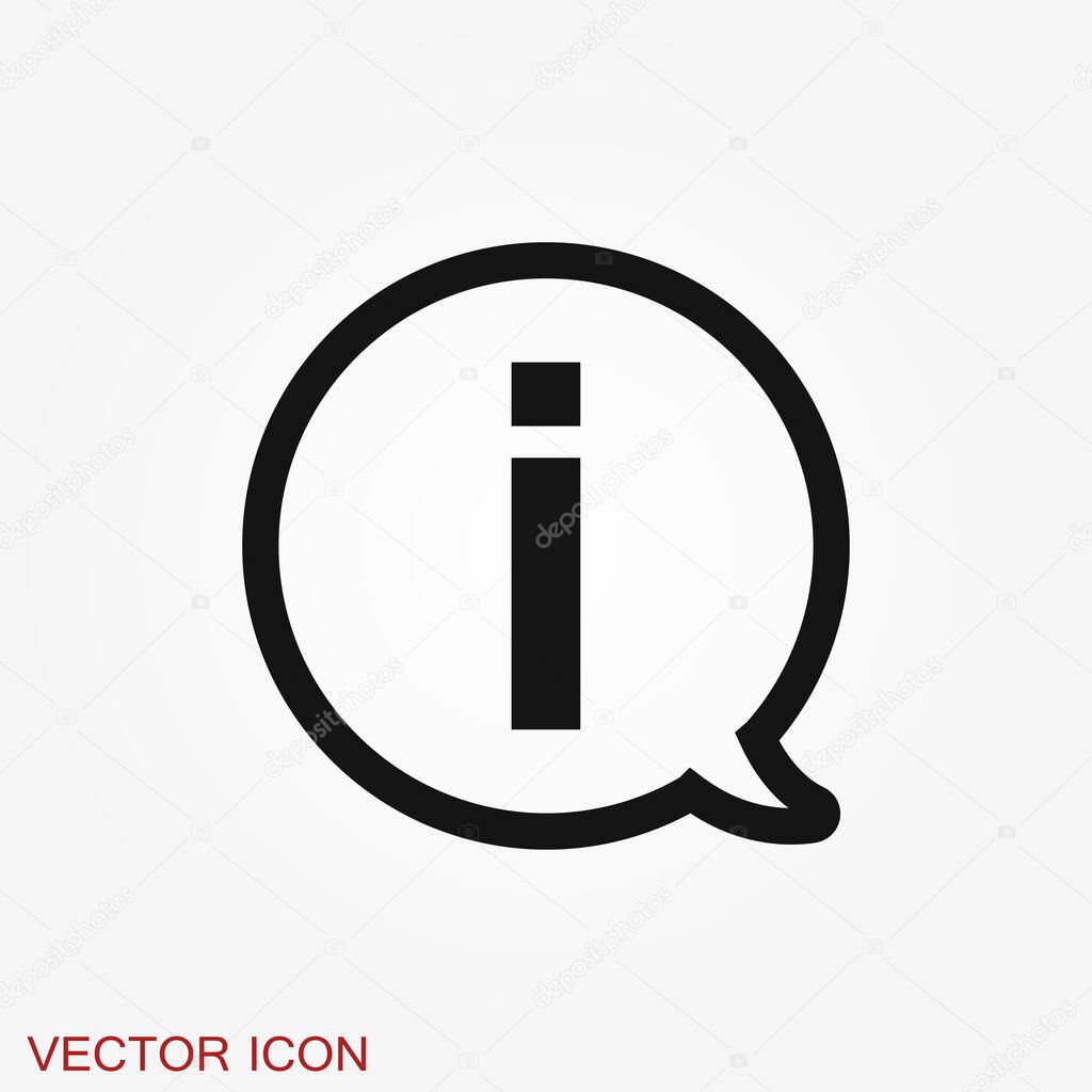 Símbolo informativo, utilizado para asistencia y turismo 2023