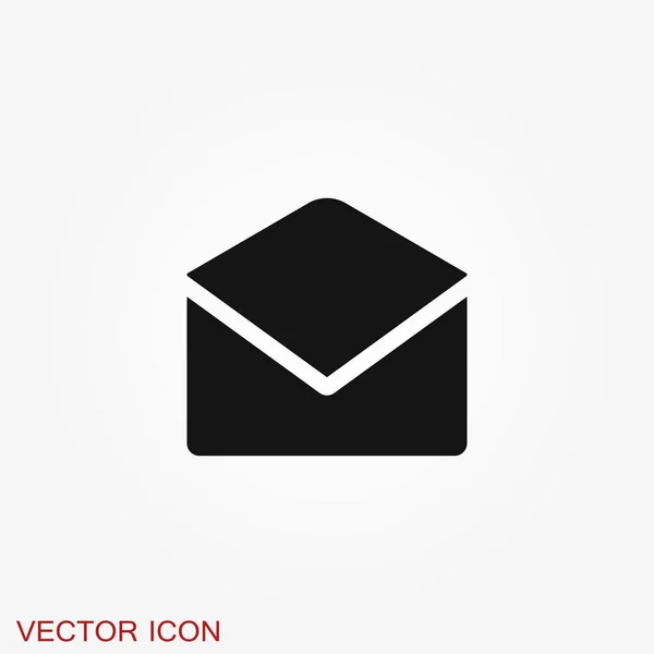 Icono email blanco imágenes de stock de arte vectorial | Depositphotos