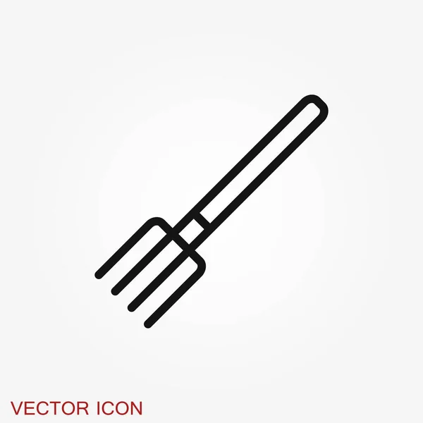 Icono de vector audaz de horquilla imágenes de stock de arte vectorial ...