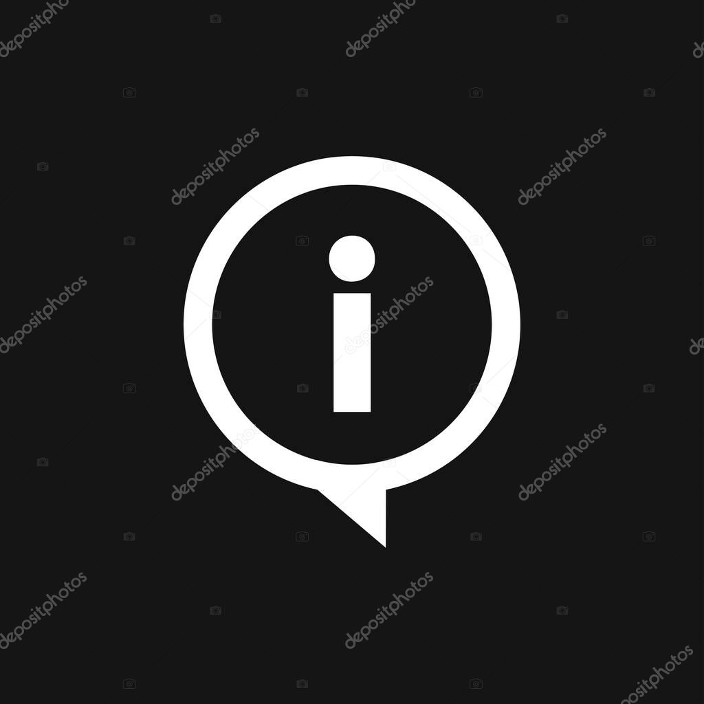 Símbolo informativo, utilizado para asistencia y turismo 2022