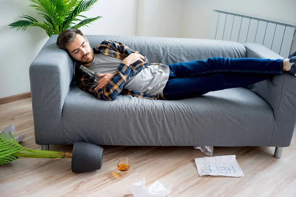Man sleeping couch Stock Photos, Royalty Free Man sleeping couch Images ...