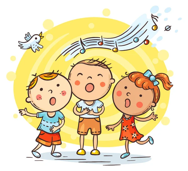 Chanter Clipart Of Children