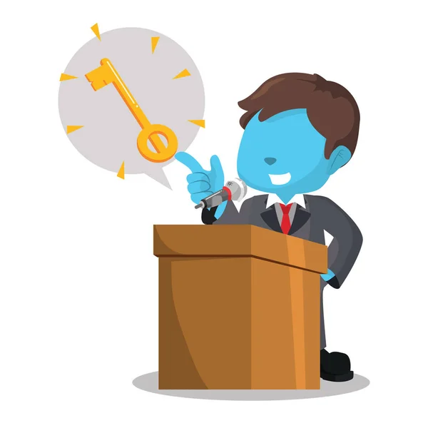 Zombie businessman with key callout Stock Vector Image by ...