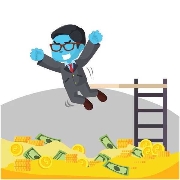 Business People Having Fun Pool Money Stock Vector Image by ...