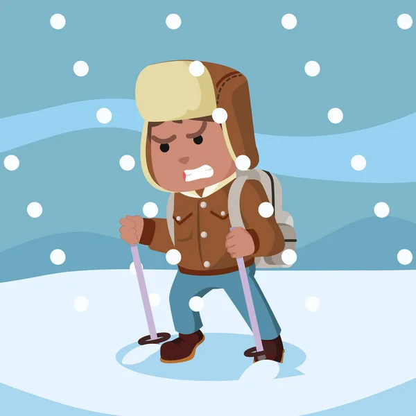 Snow storm cartoon Vector Art Stock Images | Depositphotos