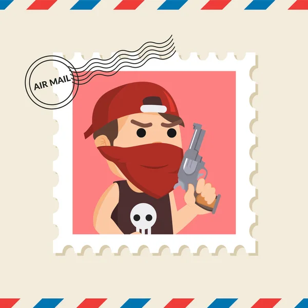 Gangster border vector Vector Art Stock Images | Depositphotos