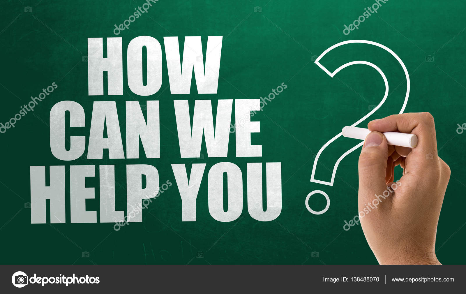 Sign how can we help you — Stock Photo © gustavofrazao #138488070