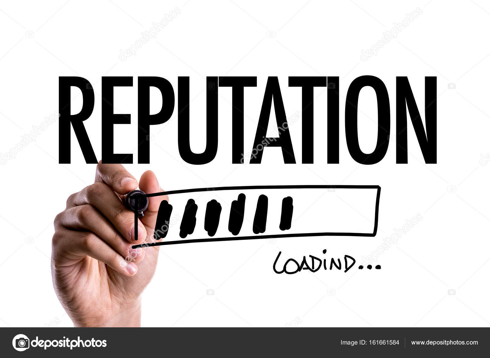 Reputation on a concept image Stock Photo by ©gustavofrazao 161661584