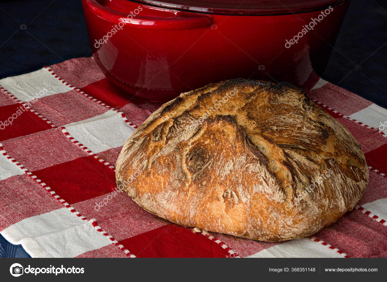 Sourdough Bread Made Fermentation Dough Using Naturally Occurring ...