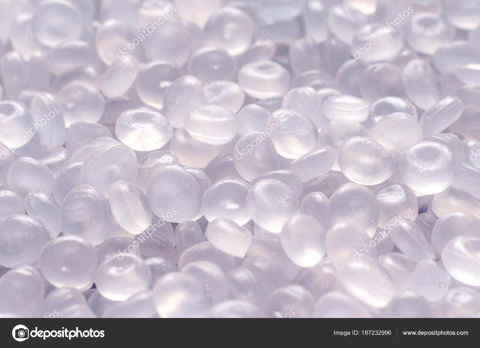 Polypropylene granule close-up background texture Stock Photo by ...