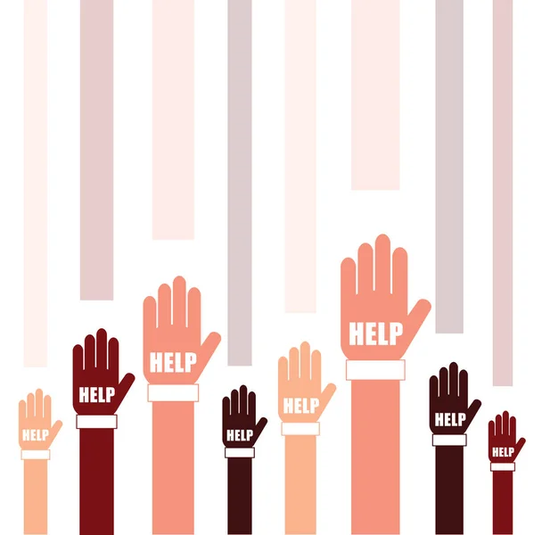Hands with different signs Stock Vector Image by ©royalty #65990725