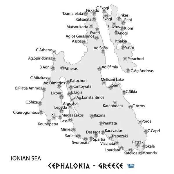 Island of Crete in Greece map on white background Stock Vector Image by ...