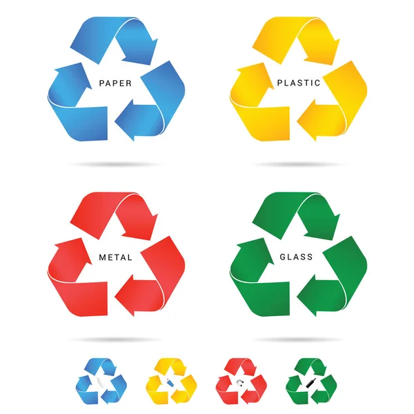Environmental Recycle Set — Stock Vector © Lemony 10377249