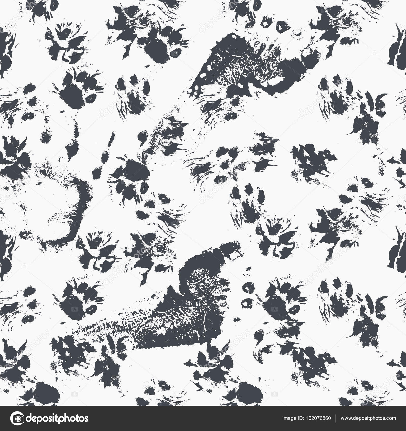 Real Cat Paw Print Ink