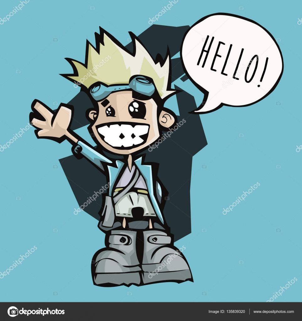 Clip Part Man Saying Hello