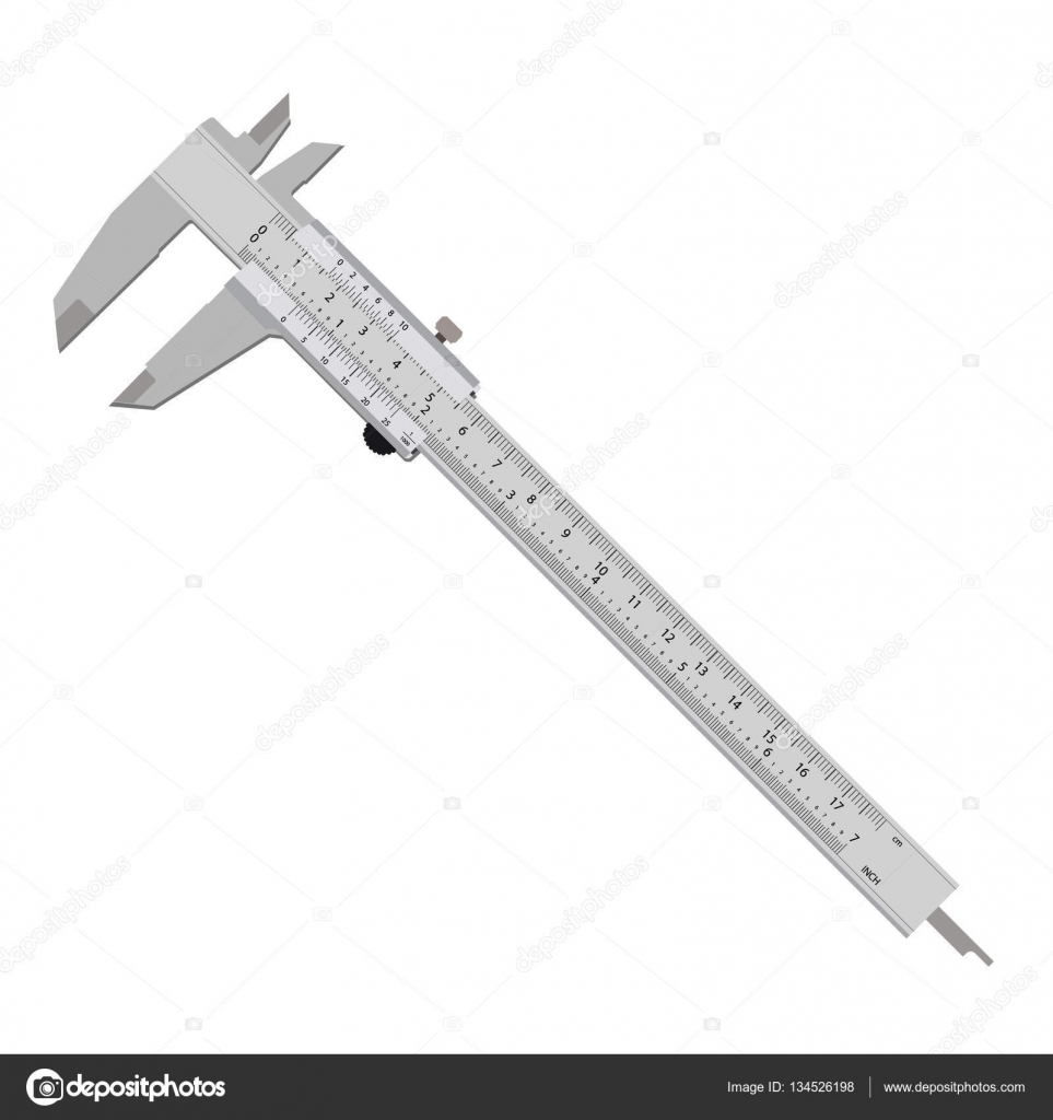 Vernier caliper vector Stock Vector by ©viktorijareut 134526198