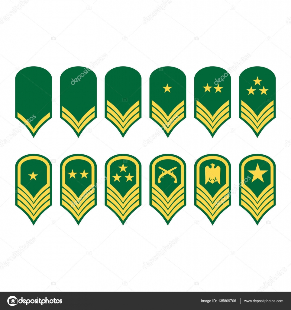 Epaulets, military ranks and insignia Stock Vector Image by ...