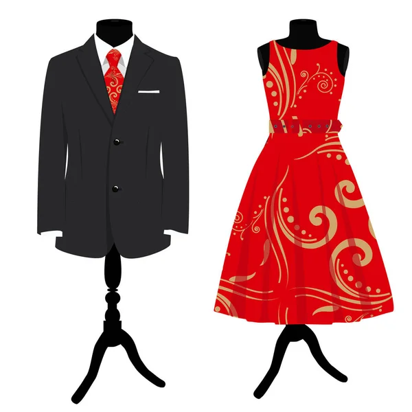 Vestimenta formal hombres imágenes de stock de arte vectorial ...