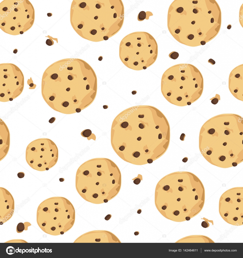 Seamless pattern with cookies Stock Vector Image by ©viktorijareut ...
