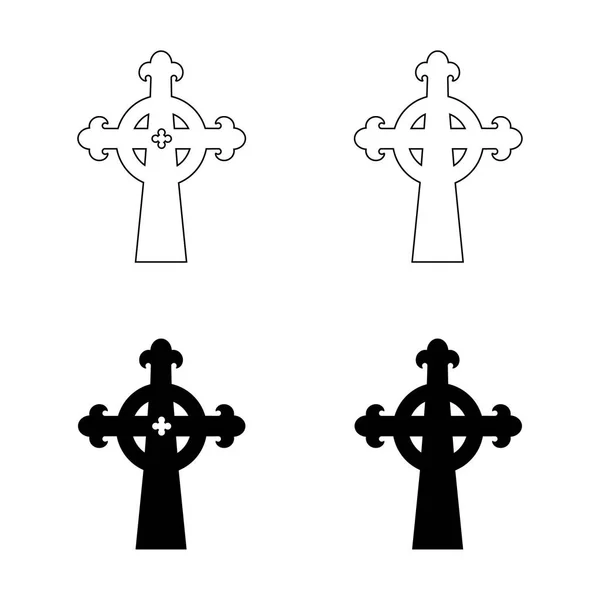 Three crosses hill Vector Art Stock Images | Depositphotos