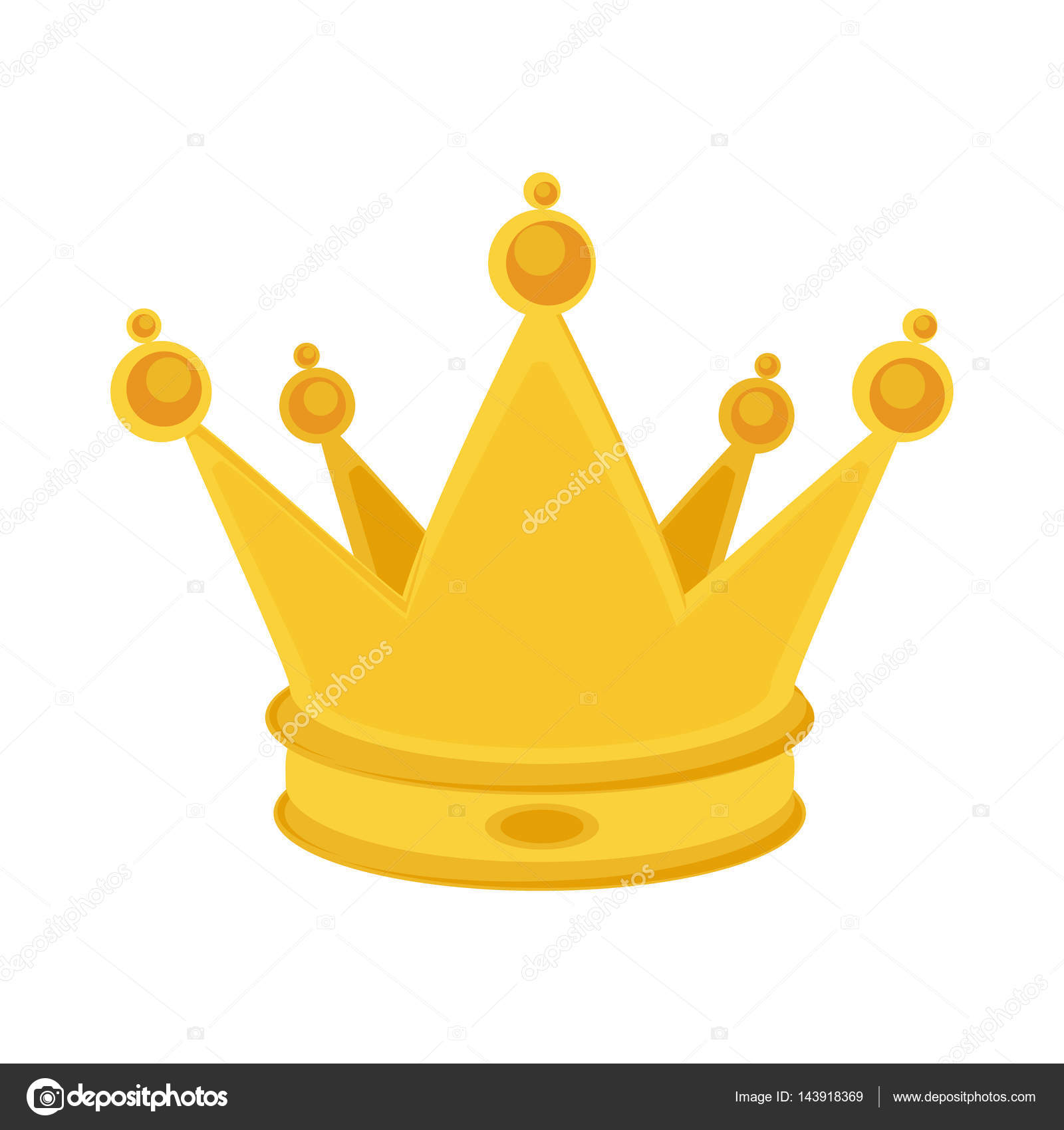 Golden crown raster — Stock Photo © viktorijareut #143918369