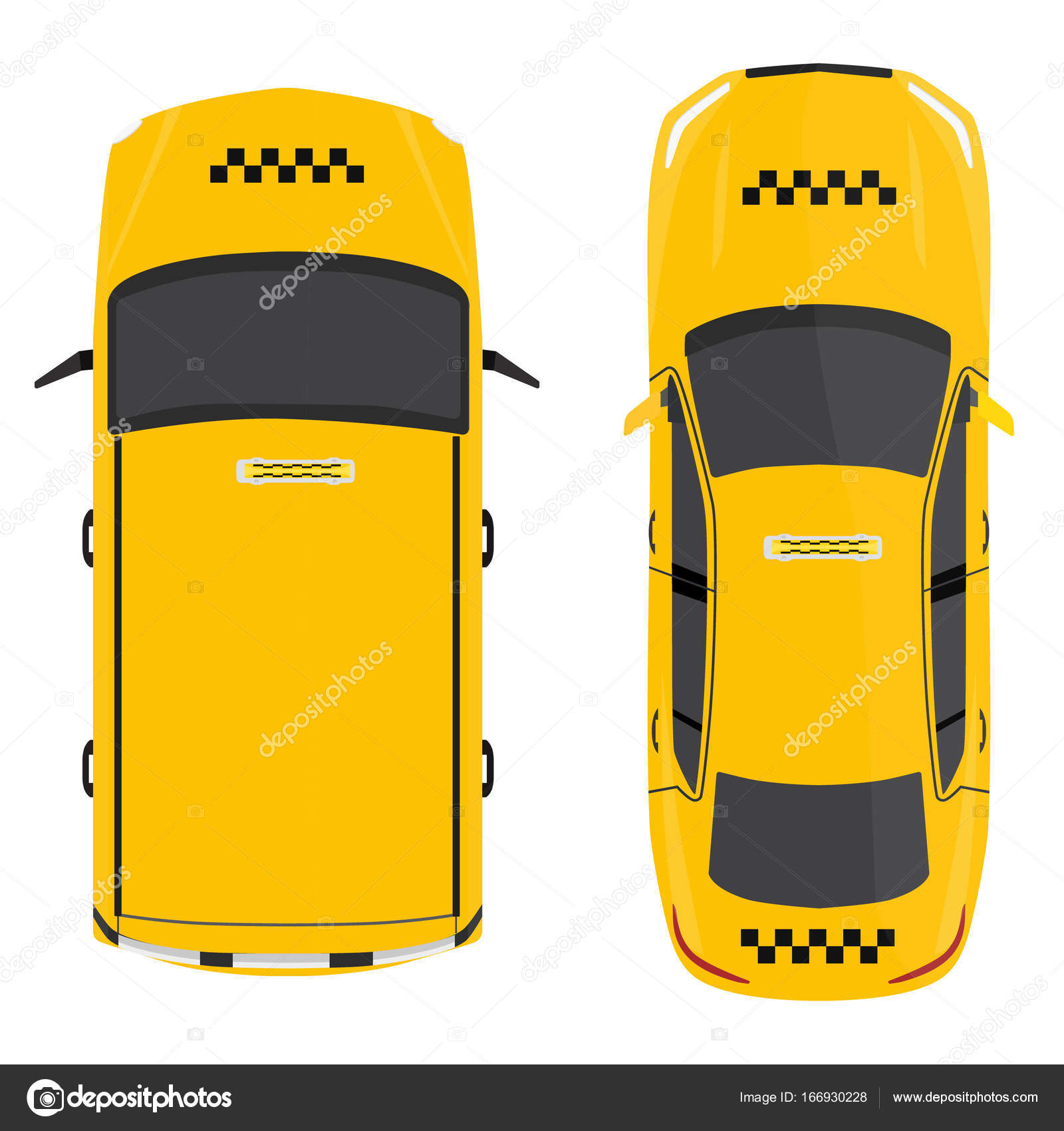 Taxi car raster Stock Illustration by ©viktorijareut #166930228
