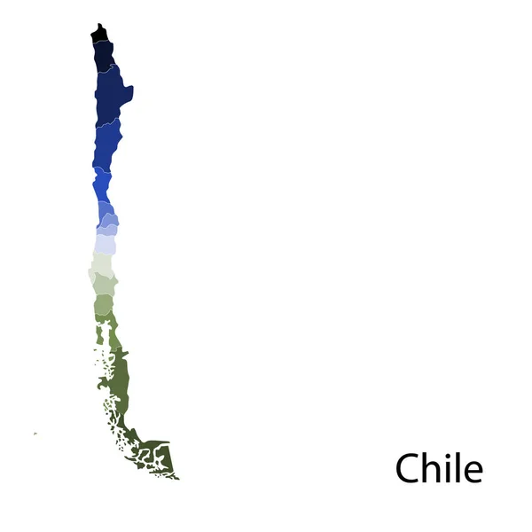 Mapa de chile imágenes de stock de arte vectorial | Depositphotos