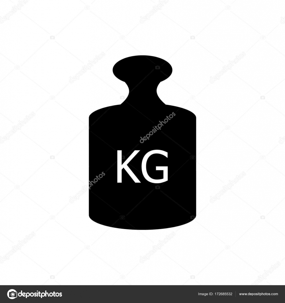 Kg vector icon Stock Vector Image by ©viktorijareut #172685532