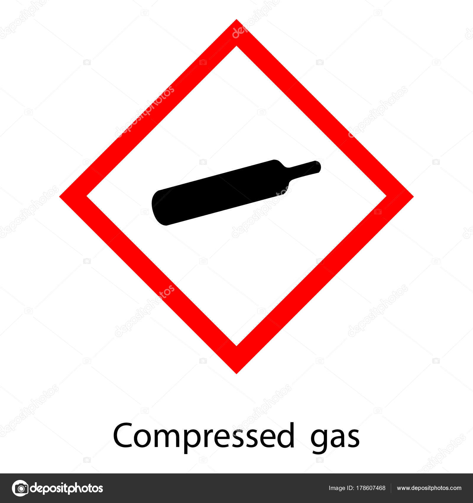 Compressed gas symbol — Stock Photo © viktorijareut #178607468