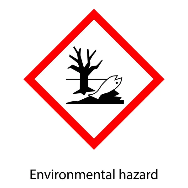 Ecotoxic symbol | Ecotoxic hazard symbol warning sign — Stock Photo ...