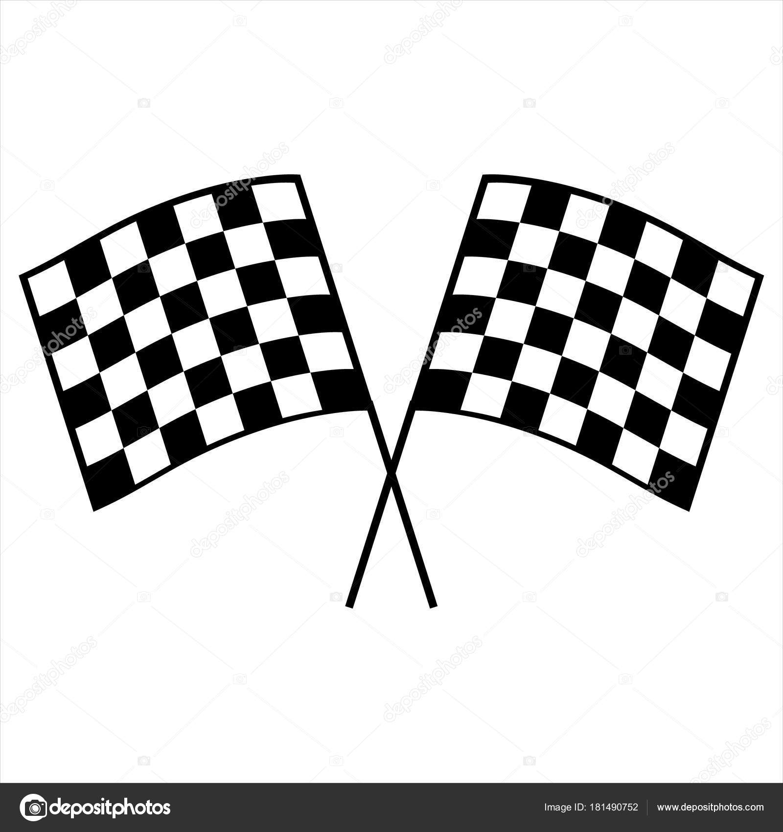 Racing flag icon Stock Photo by ©viktorijareut 181490752