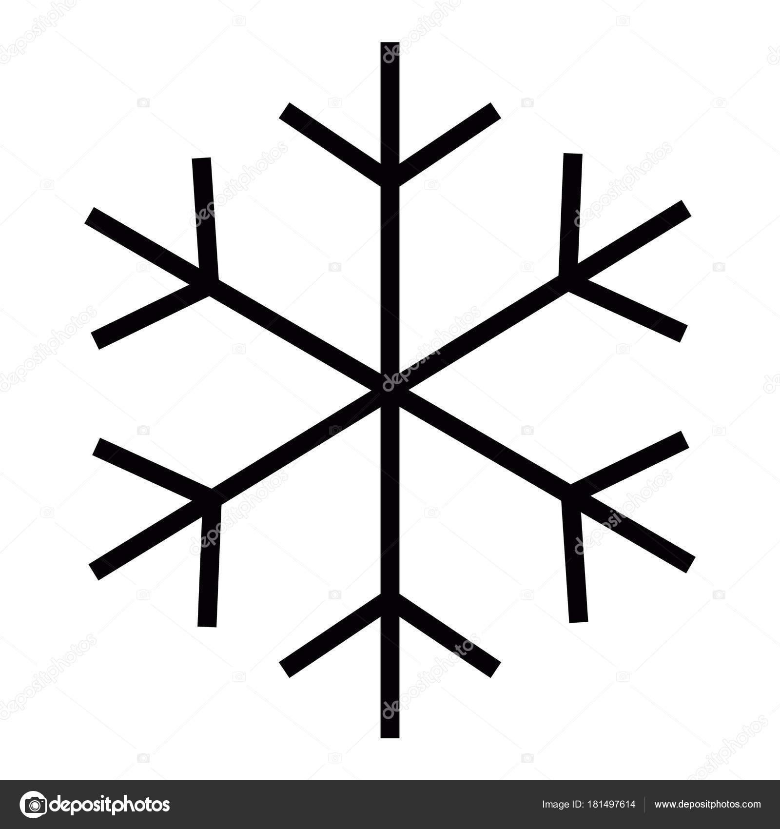 Snowflake simple raster — Stock Photo © viktorijareut #181497614