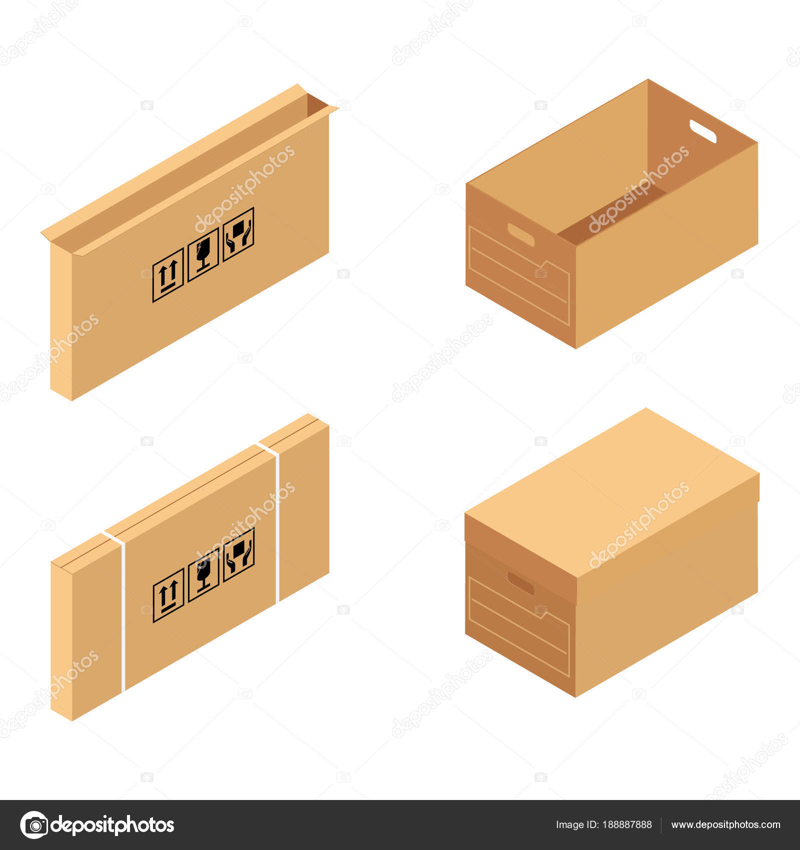 Packaging box set — Stock Photo © viktorijareut #188887888