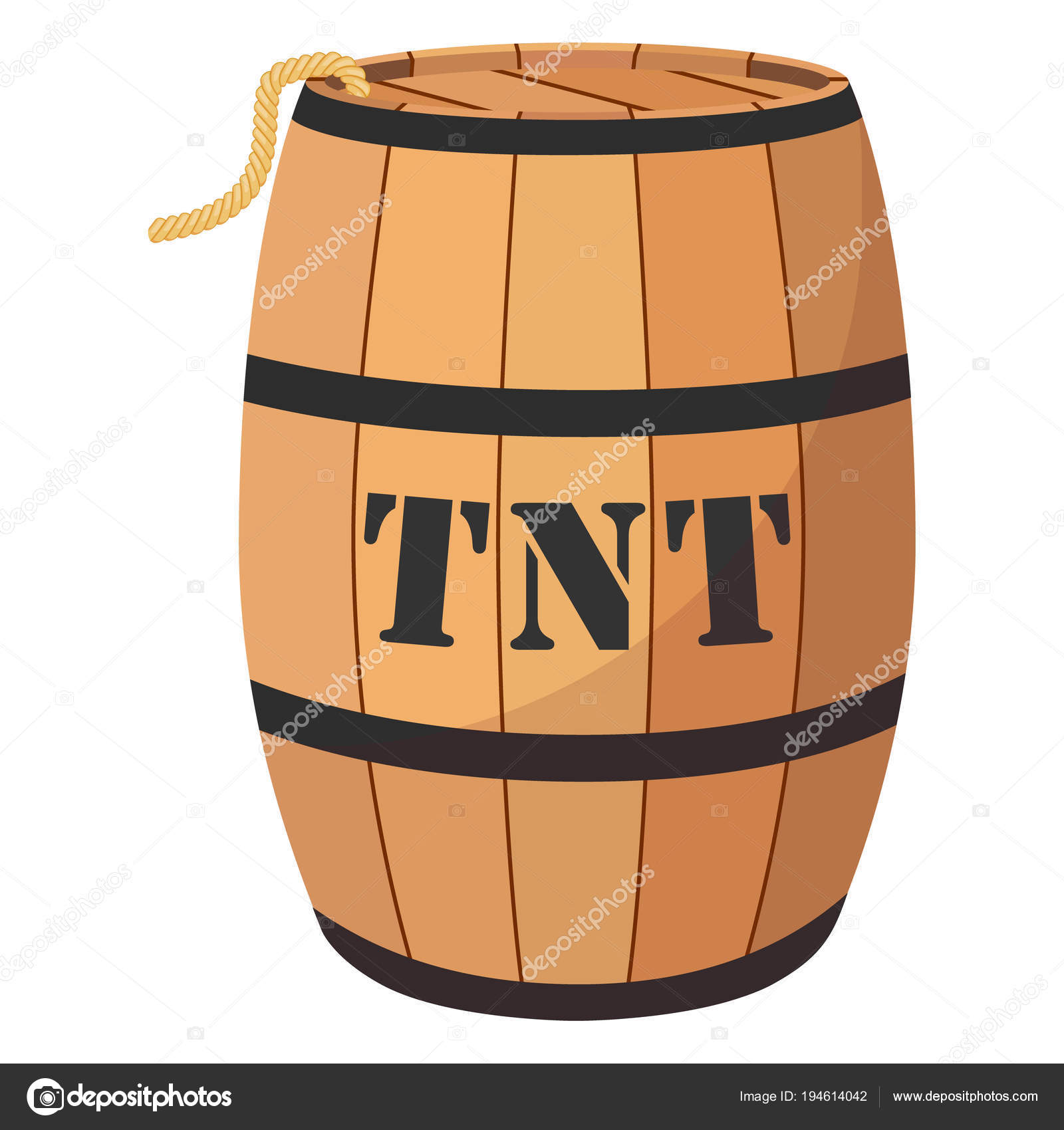 Dynamite barrel vector Stock Vector Image by ©viktorijareut #194614042