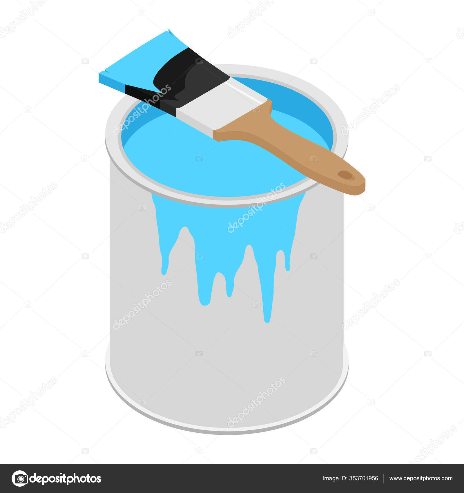 Ink Bucket Clipart