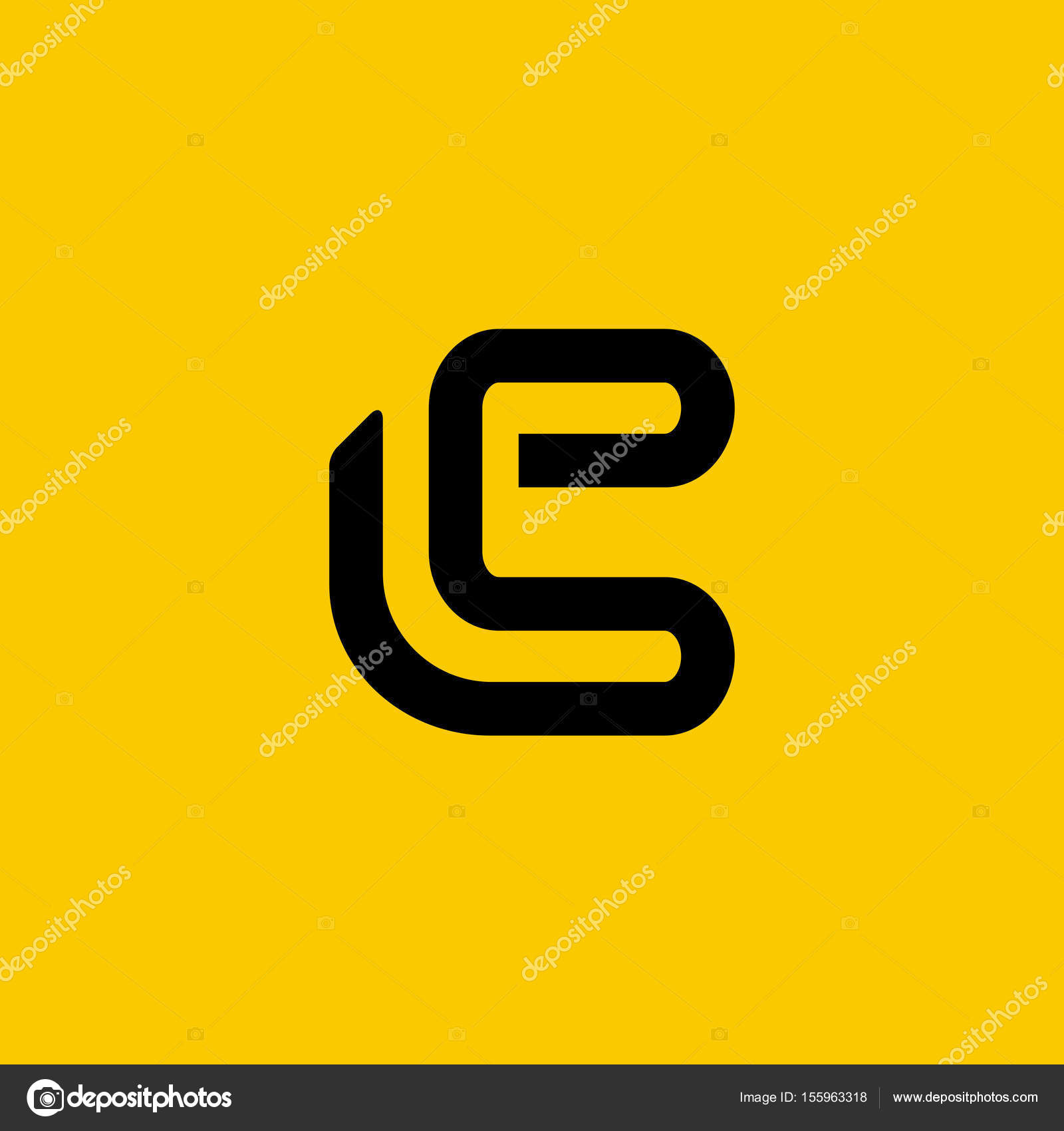 Letra C icono del logotipo elementos de plantilla de diseño Vector de stock #155963318 de ©arbuzu