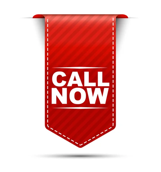 Red vector banner call now Stock Vector by ©houbacze 250983684