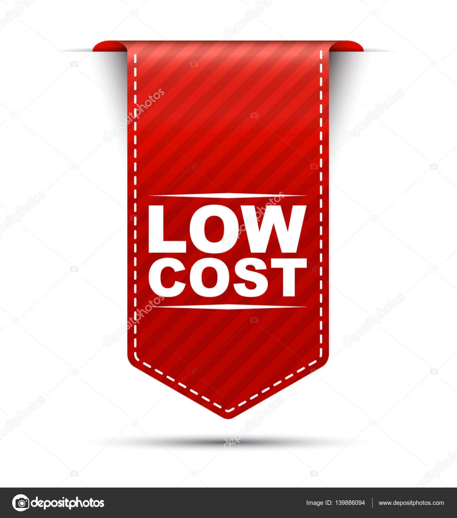 Low cost, red vector low cost, banner low cost — Stock Vector ... Low cost, red vector low cost, banner low cost — Stock Vector ...
