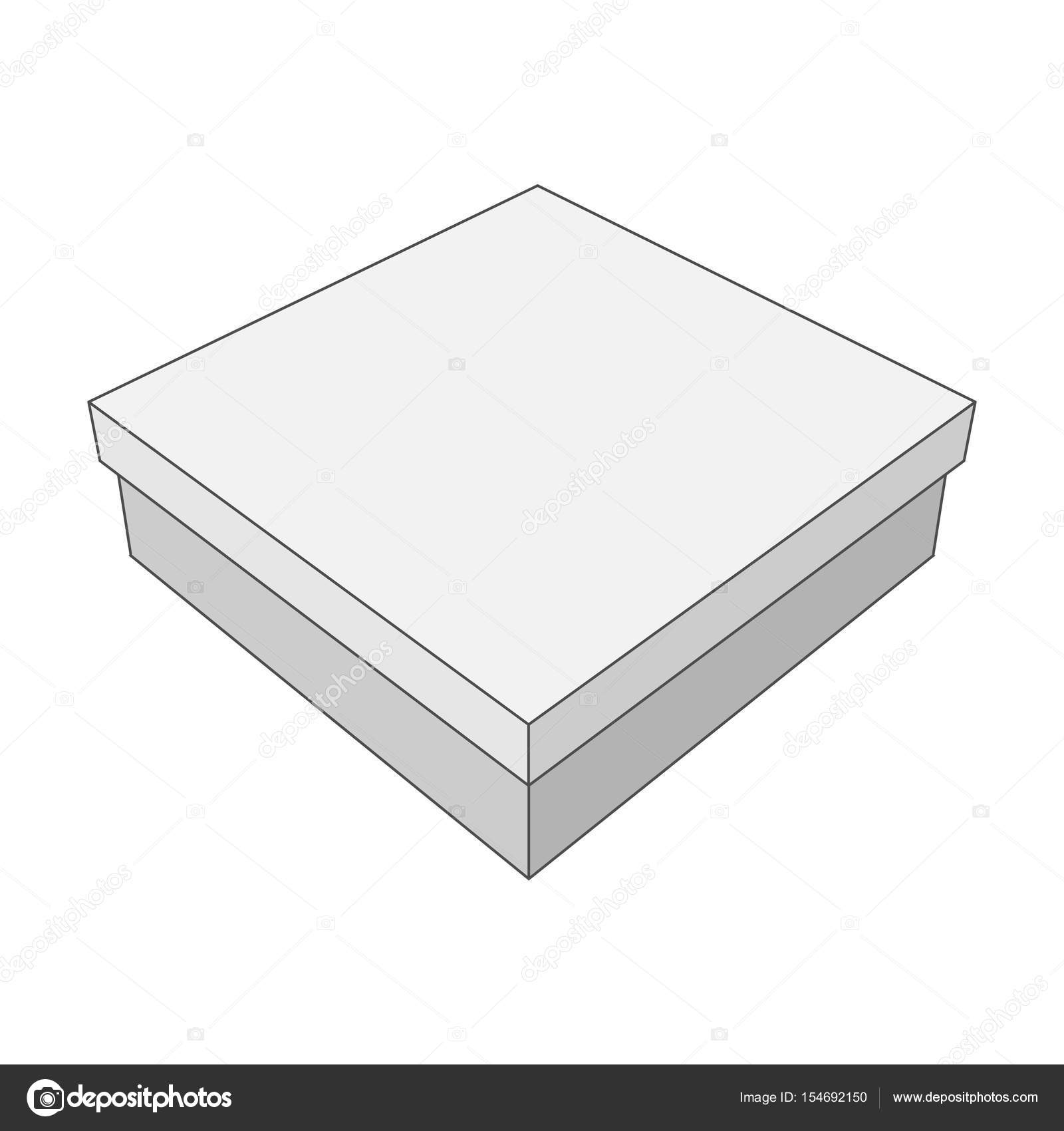 Vector white Box with place for Your Label Stock Vector Image by ...