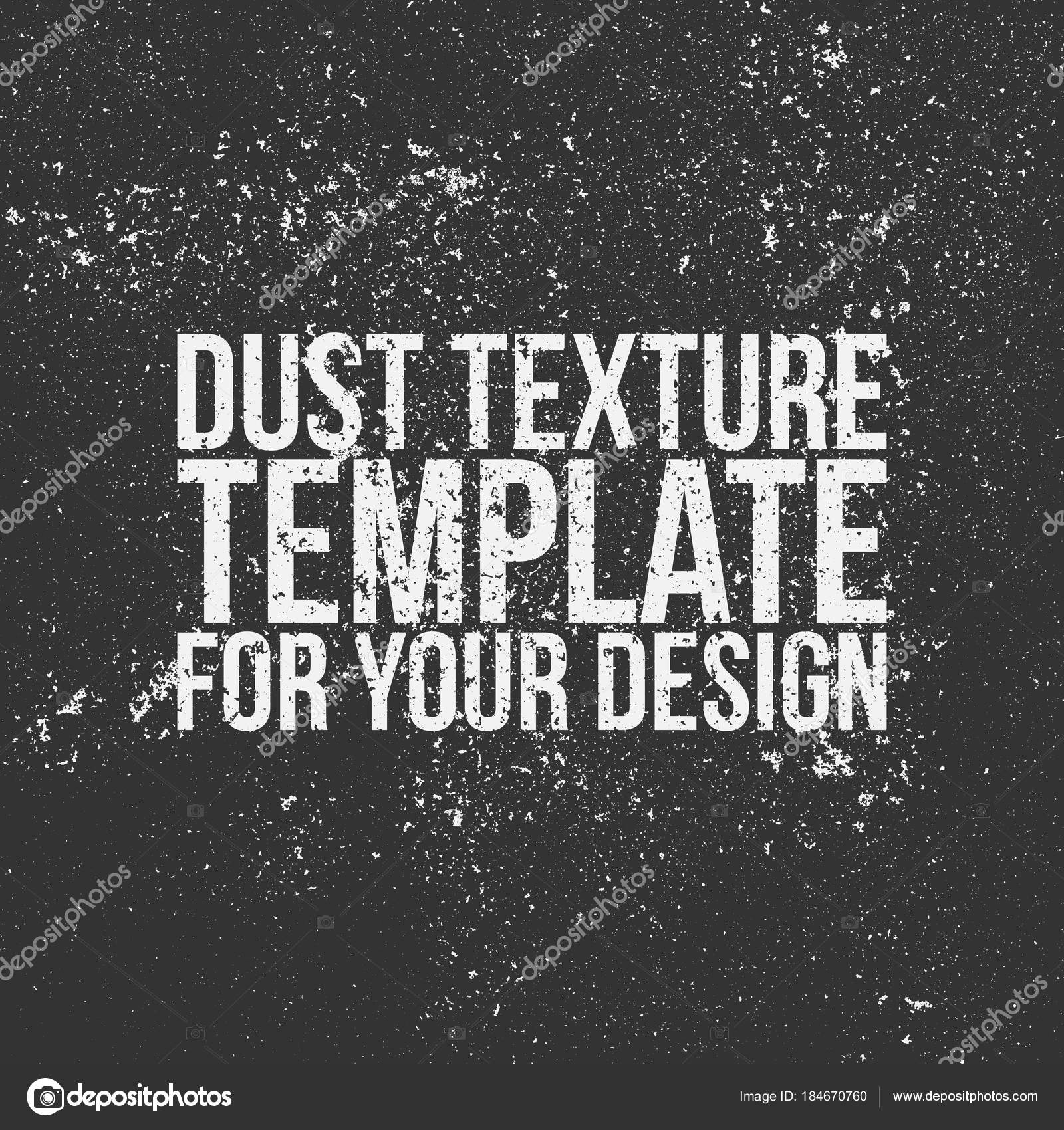 Dust Texture Template for Your Design Stock Vector Image by ©Slavaleks ...