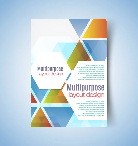 Multipurpose layout design 6 Stock Vector by ©theerapolsriin 168412448