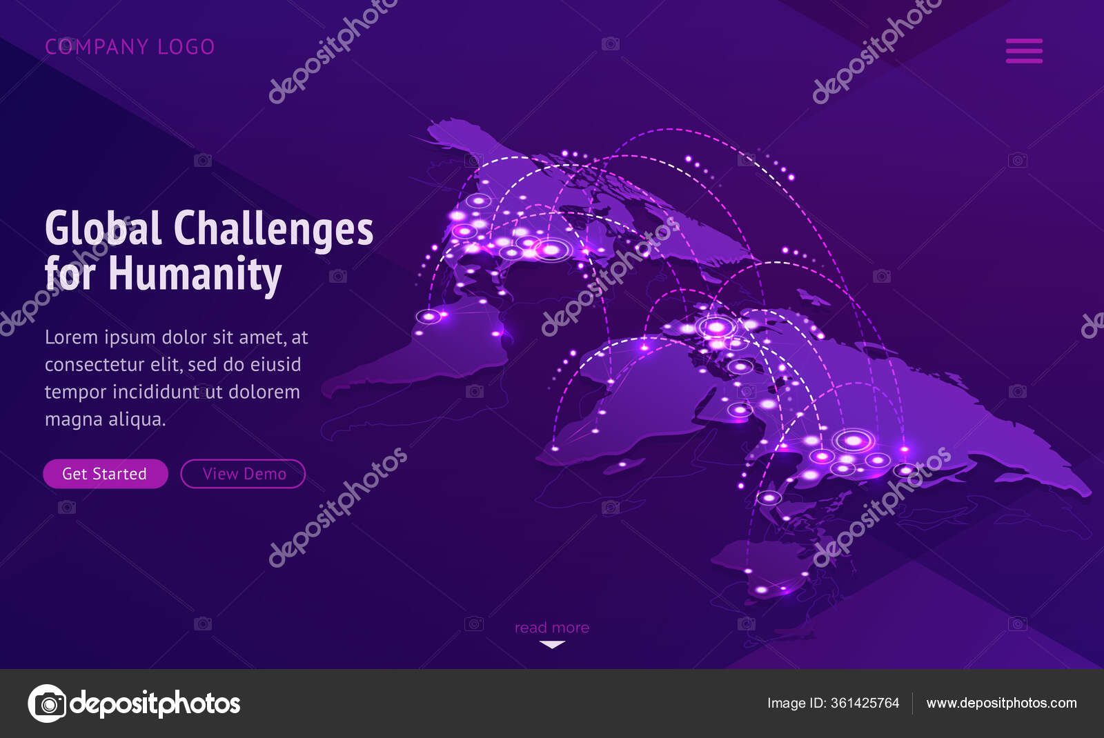 World map showing countries communication Stock Vector by ©klyaksun ...