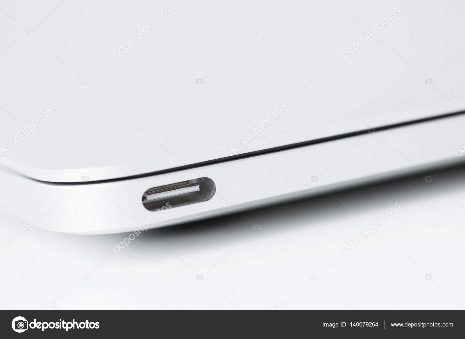 USB Type-C output and input Stock Photo by ©grinvalds 140079264