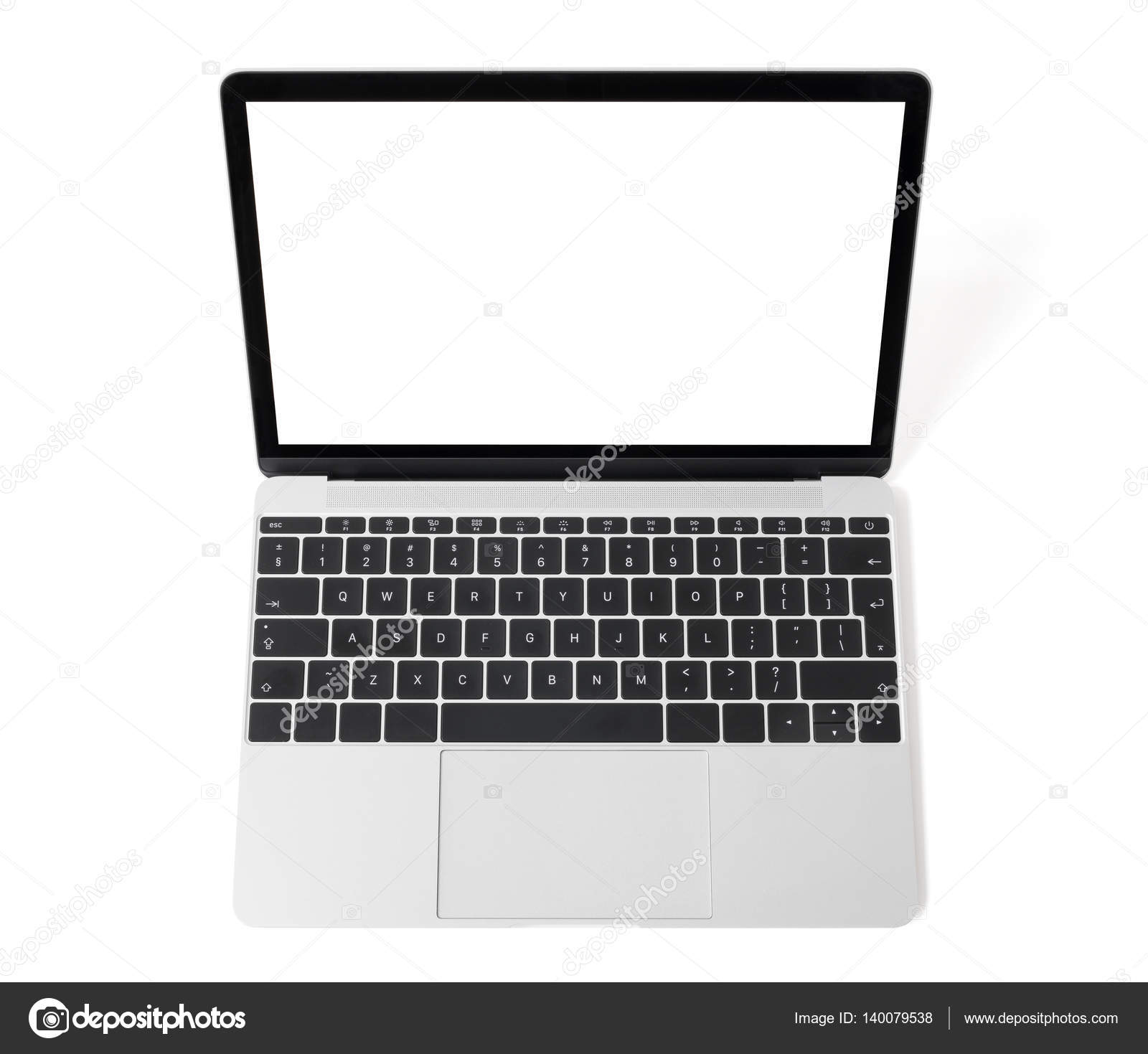 Laptop computer from above — Stock Photo © grinvalds #140079538