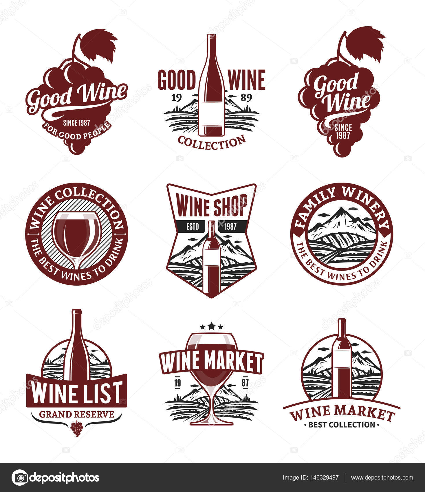 Winery Logo Vector