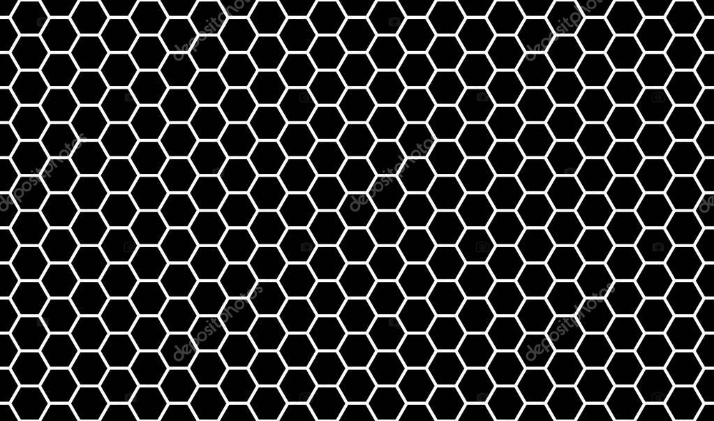Honeycomb background black white Stock Photo by ©keport 130472538