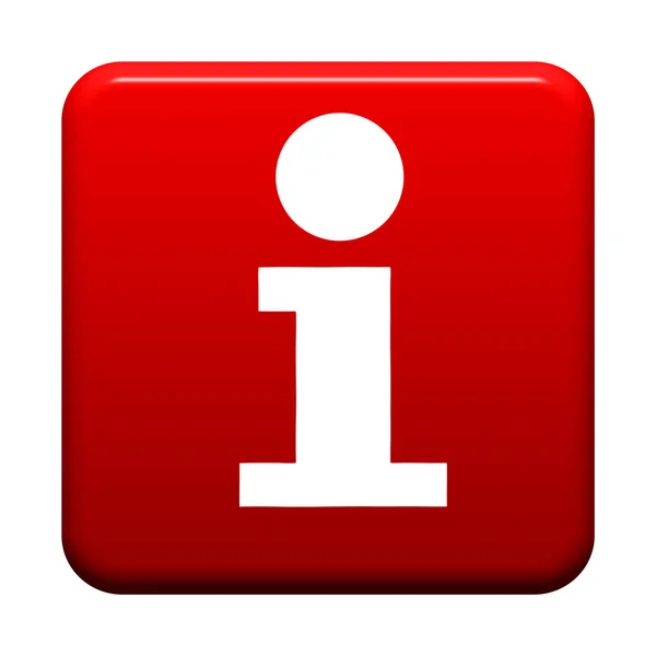 Red shiny Button: Information Symbol for support and contact Stock ...