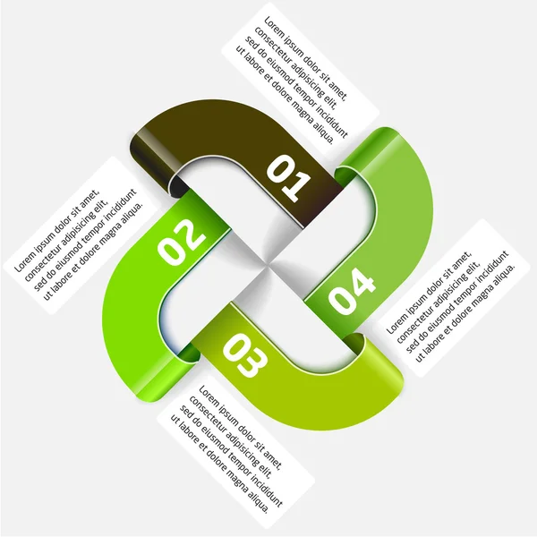 Four segments Vector Art Stock Images | Depositphotos