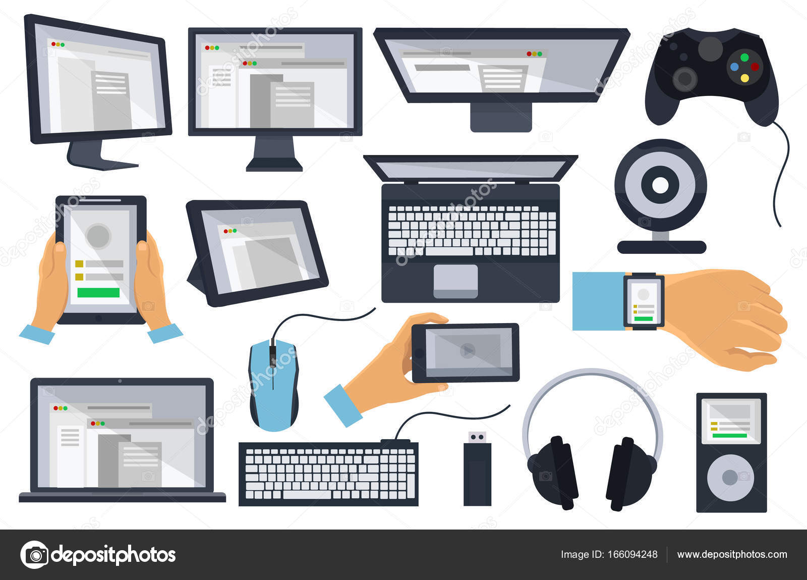 Computer Gadgets Clipart